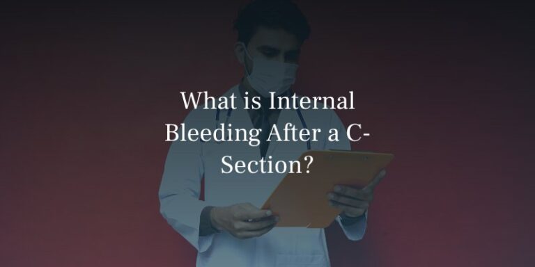 What Are Common Signs of Internal Bleeding After a C-Section?