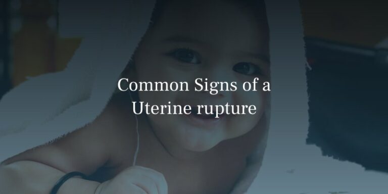 Common Uterine Rupture Symptoms